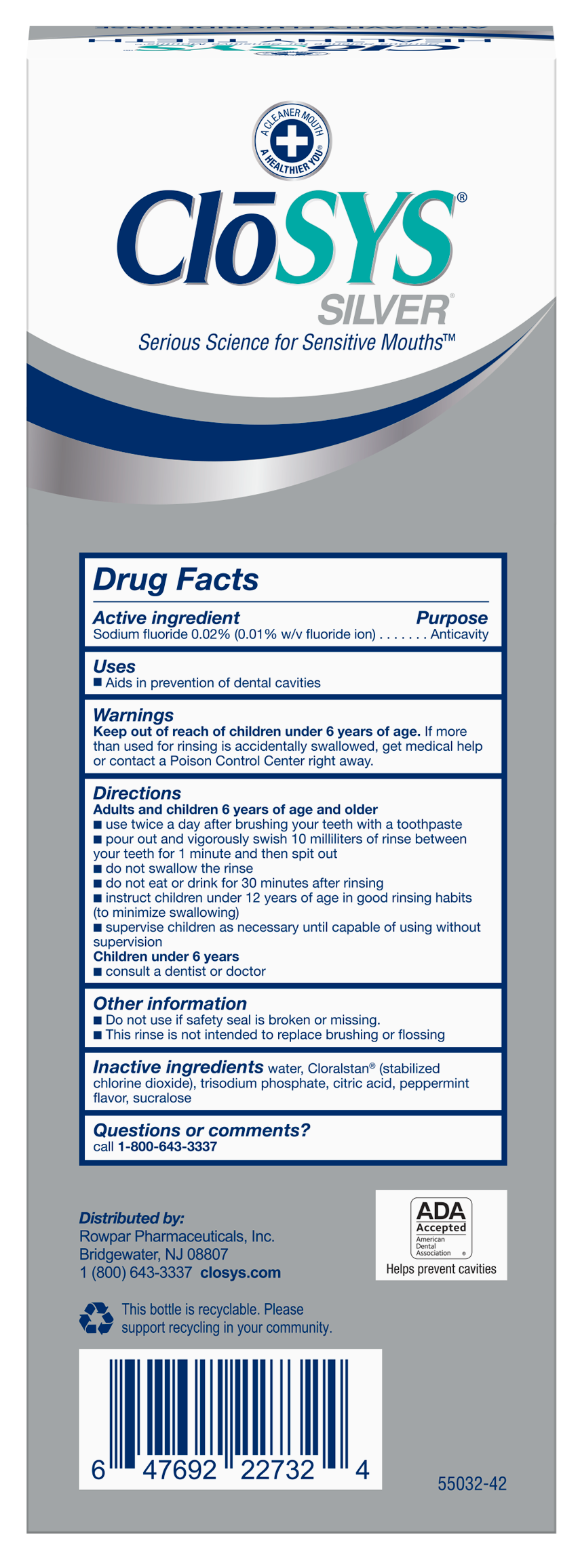 CloSYS Healthy Teeth Mouthwash | CloSYS